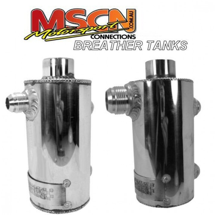 Breather Tank with Single AN Male Outlet - Small
