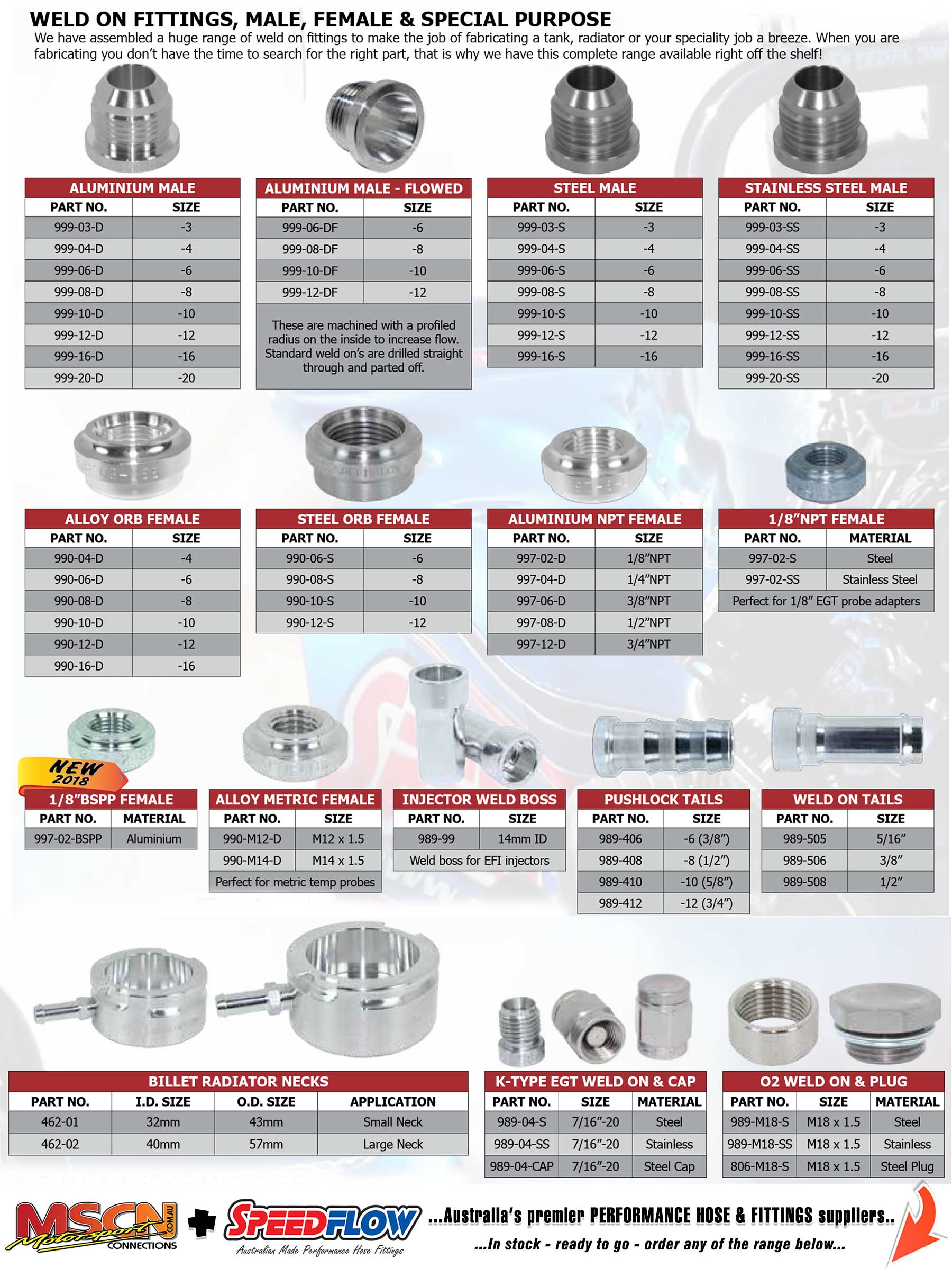 Assorted Steel Weld On